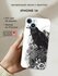 Чехол на Apple iPhone 14 / Айфон 14 с принтом "Череп и ворона 1"