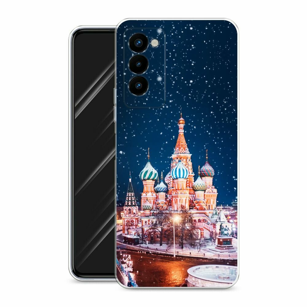Чехол на Tecno Camon 18P / Техно Камон 18Р с принтом "Москва 1" — фото 1
