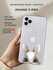 Чехол на Apple iPhone 11 Pro / Айфон 11 Про с принтом "Карандашный кролик 2 - 8 ...