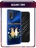Чехол на Realme 7 Pro / Реалми 7 Про с принтом "Весенние кролики", прозрачный