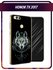 Силиконовый чехол на Honor 7X / Хонор 7Х с принтом "Волк оберег"