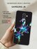 Чехол на Samsung Galaxy J8 / Самсунг Галакси Джей 8 с принтом "Синий цветок на ч...