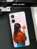 Чехол на Oppo A5 Pro / Оппо А5 Про с принтом "Девушка с опавшим листом", прозрач...