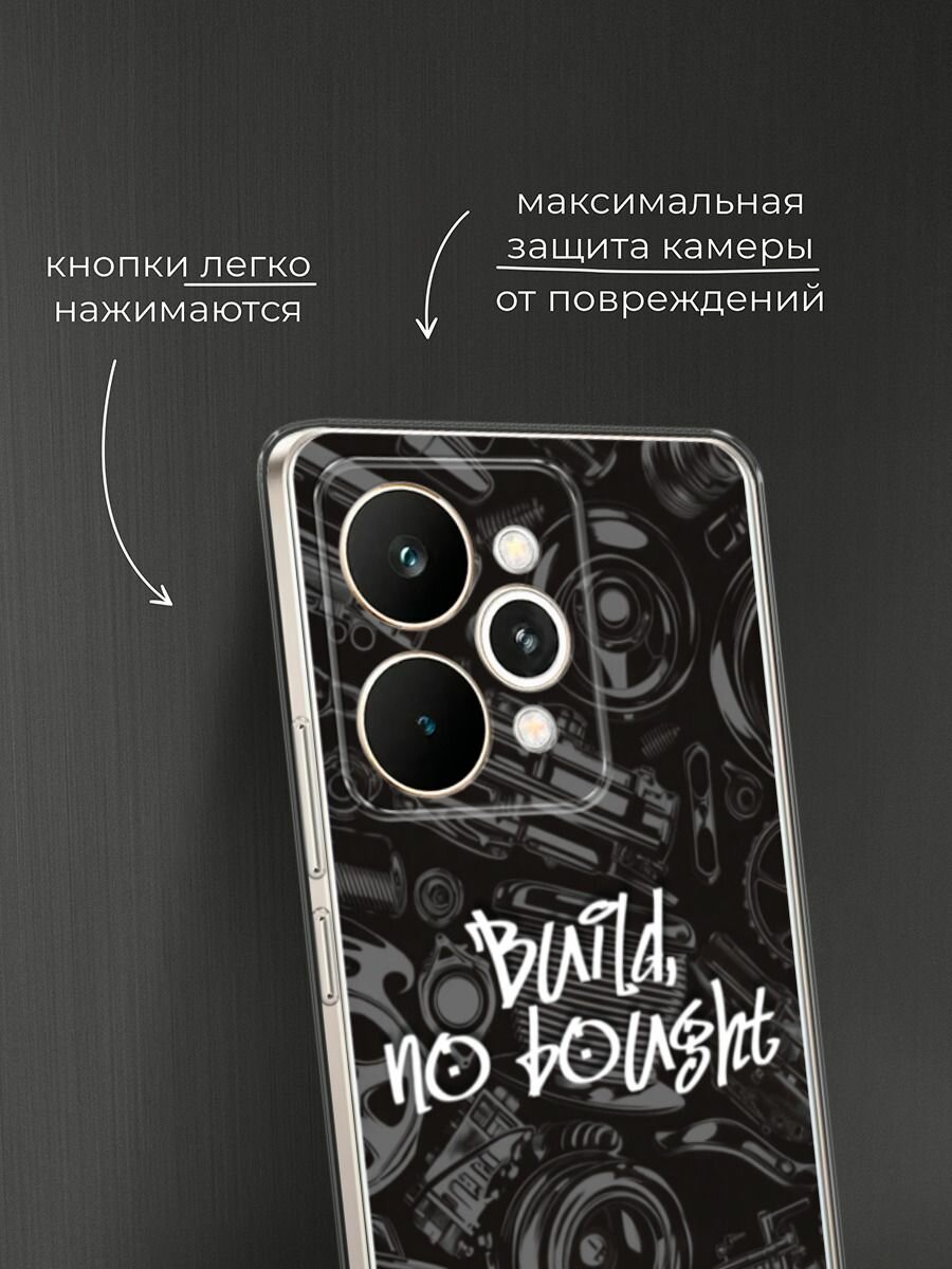 Чехол на Realme 15 Pro / Реалми 15 Про с принтом "Build no bought" — фото 1