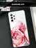 Чехол на Samsung Galaxy A73 / Самсунг Галакси А73 с принтом "Пионы на белом"