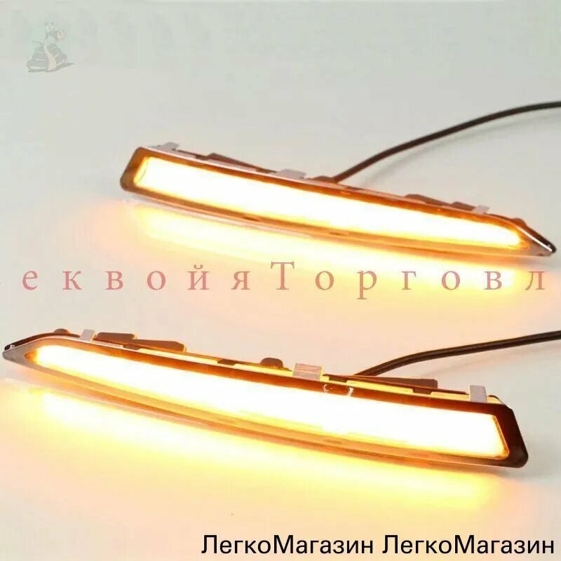 Огни дневные ходовые, Огни дневные ходовые, арт. DL- FD-KUGA-13-15-WY W