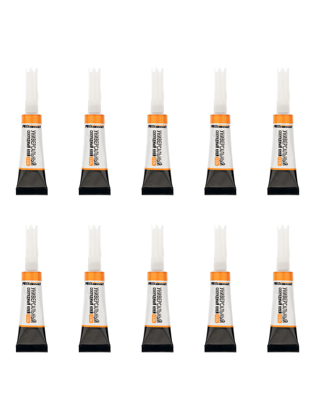 Клей-гель секундный прозрачный 3 г на блистере (10 шт.)