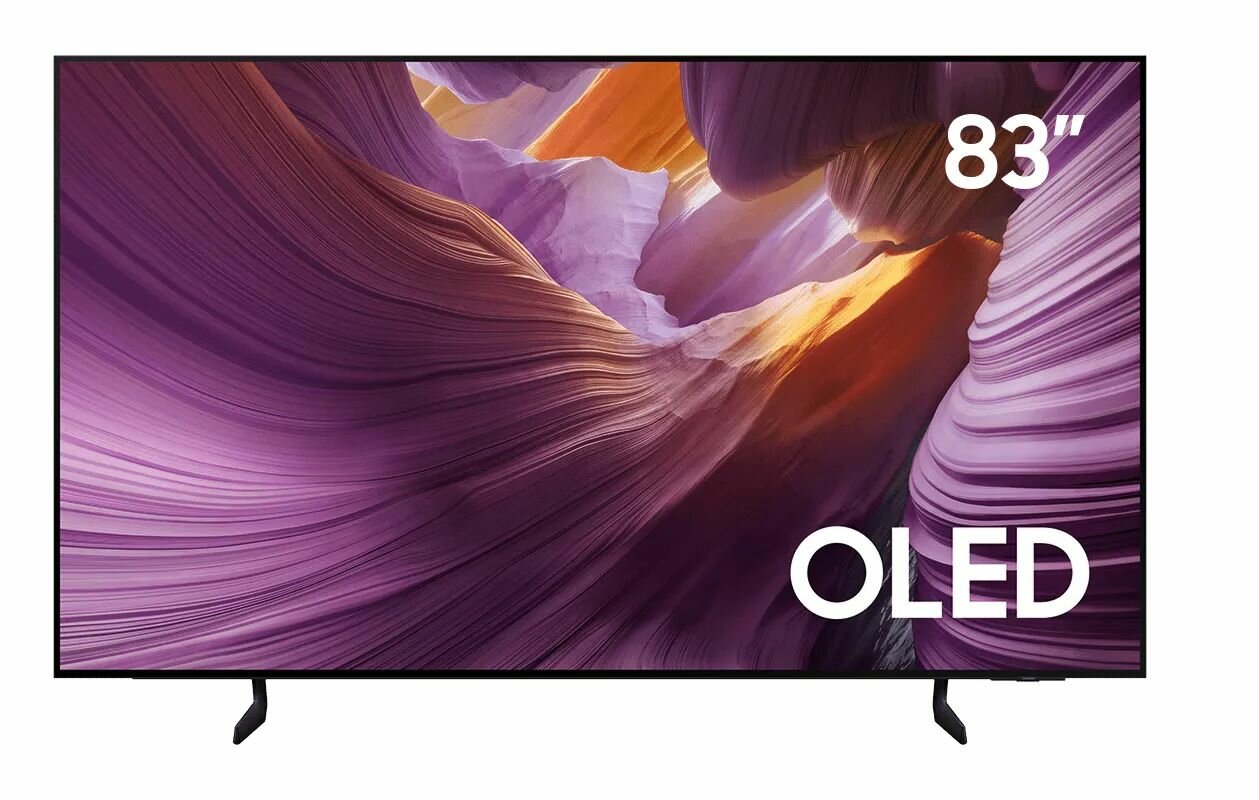 Телевизор Samsung QE83S85FAU, диагональ 83", разрешение 4К, черный