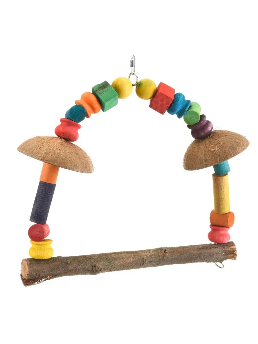 Игрушка - качели для птиц Riccos Coco