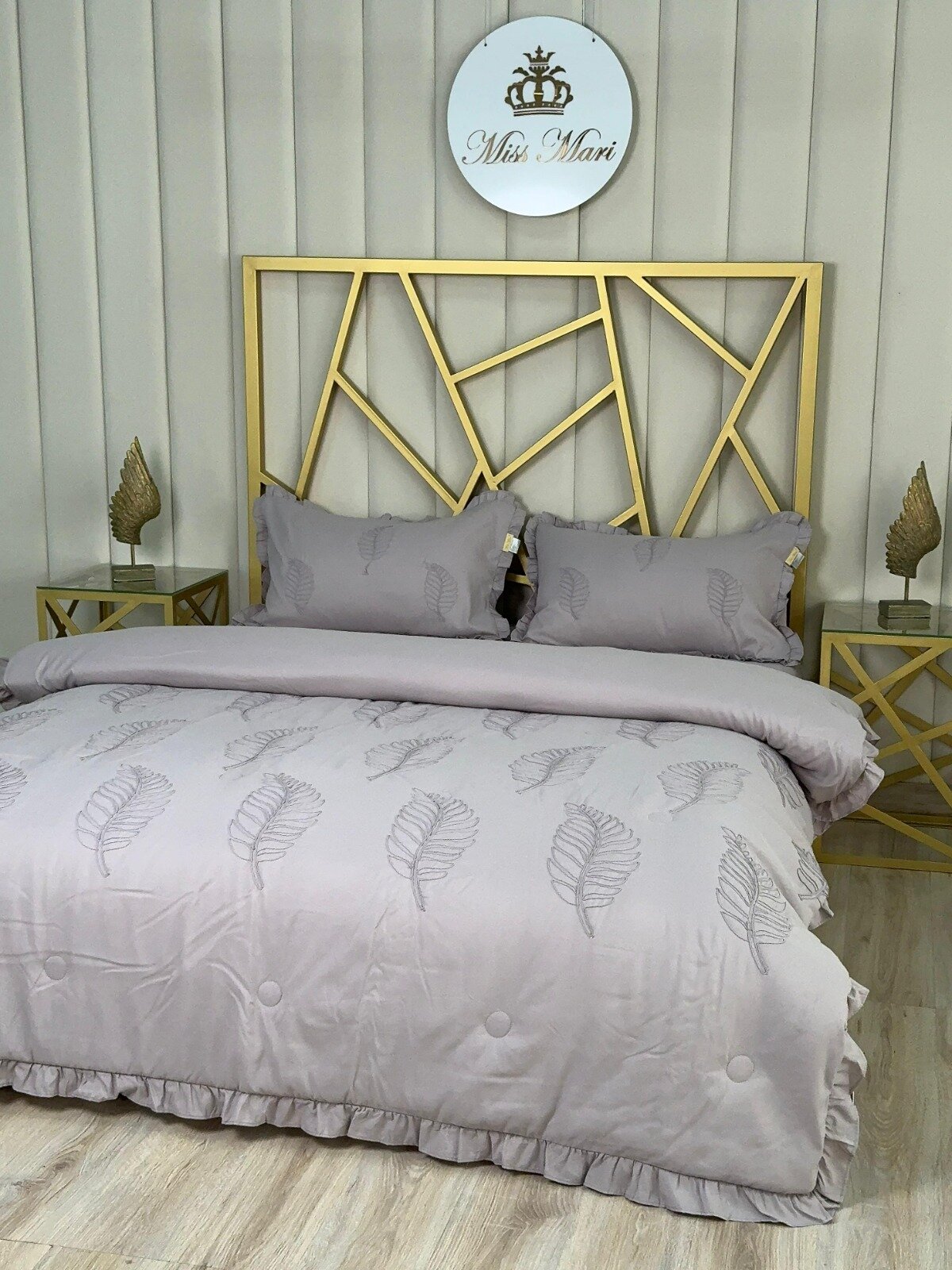 Постельное белье MISS SWEET "Зефирка", с одеялом, Евро, хлопок/вискоза.