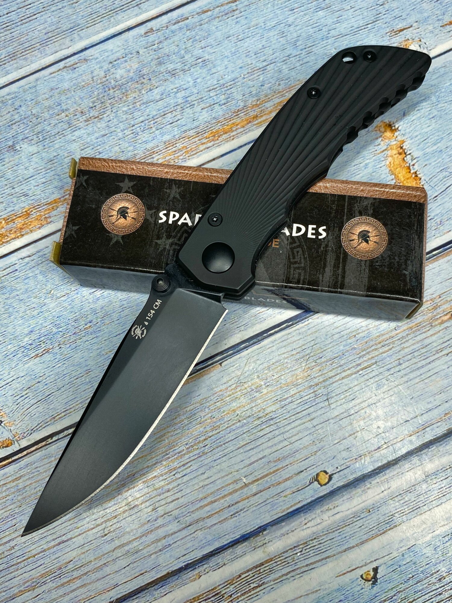 Складной нож Spartan Blades Talos II All-Black, SFBL13BKBK
