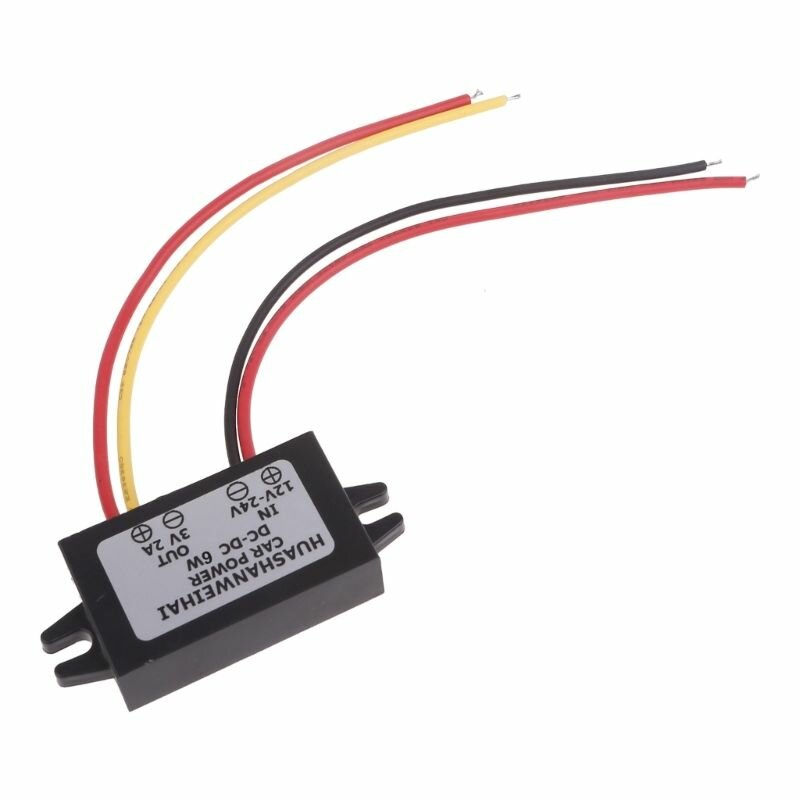 Понижающий адаптер питания от 12 24 В до 3 В2А