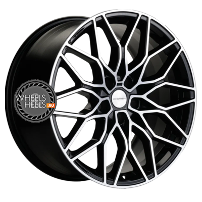 Диск автомобильный литой Khomen Wheels KHW1902 (Audi/VW) 19x8.5 5x112 et30 dia66.6 Black-FP