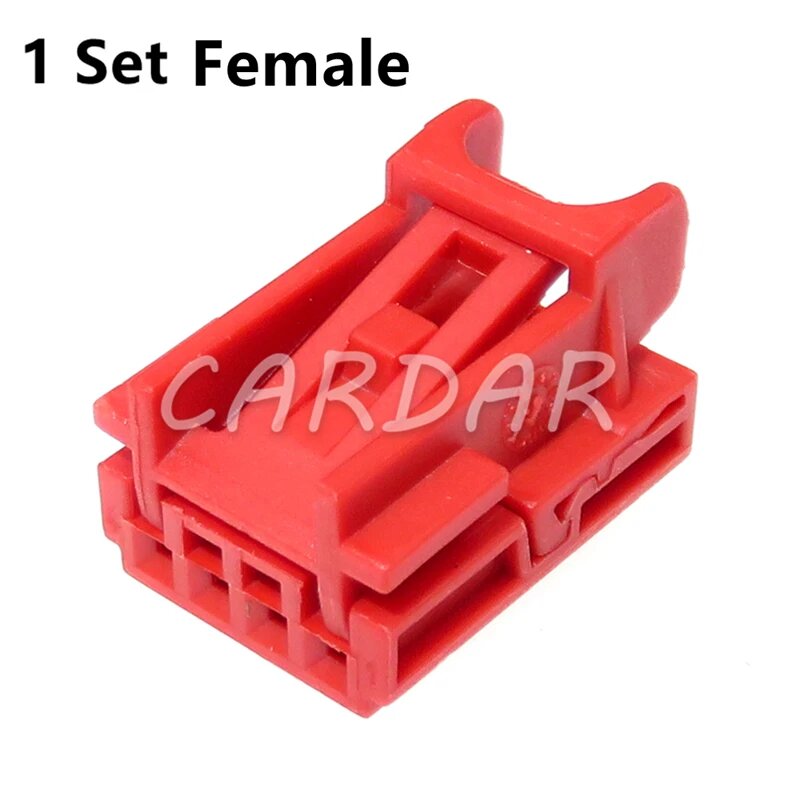 Авто разъем 4 контакта, 8K0973754B, 1670988-3, красный