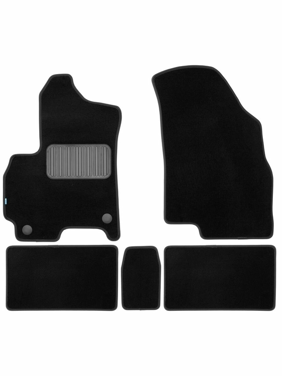 Коврики ворсовые для CHERY Tiggo 4 Pro 2024-н. в. (I Рестайлинг) Внедорожник 5 дв. 5 шт. коврики текстильные в салон Klever Premium / Черри Тигго 4 Про