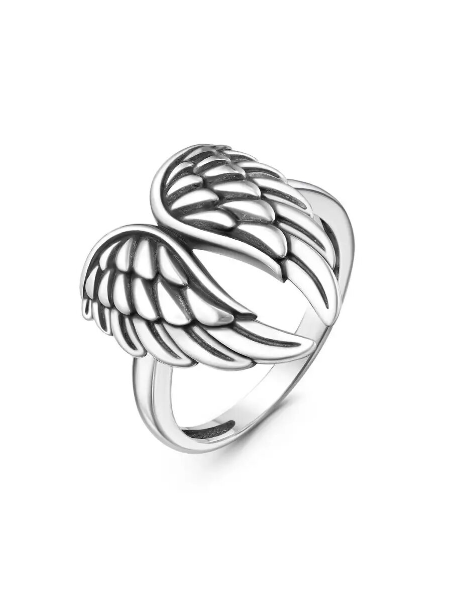 Кольцо VALTERA, серебро, 925 проба, чернение