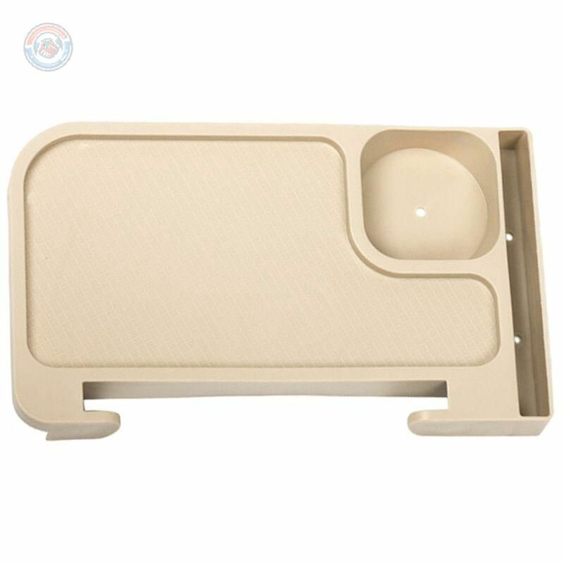 Складной поднос для кемпингового стула, универсальный лоток для хранения чашки и телефона, прочный АБС-пластик, компактный аксессуар для походов, пикников и рыбалки