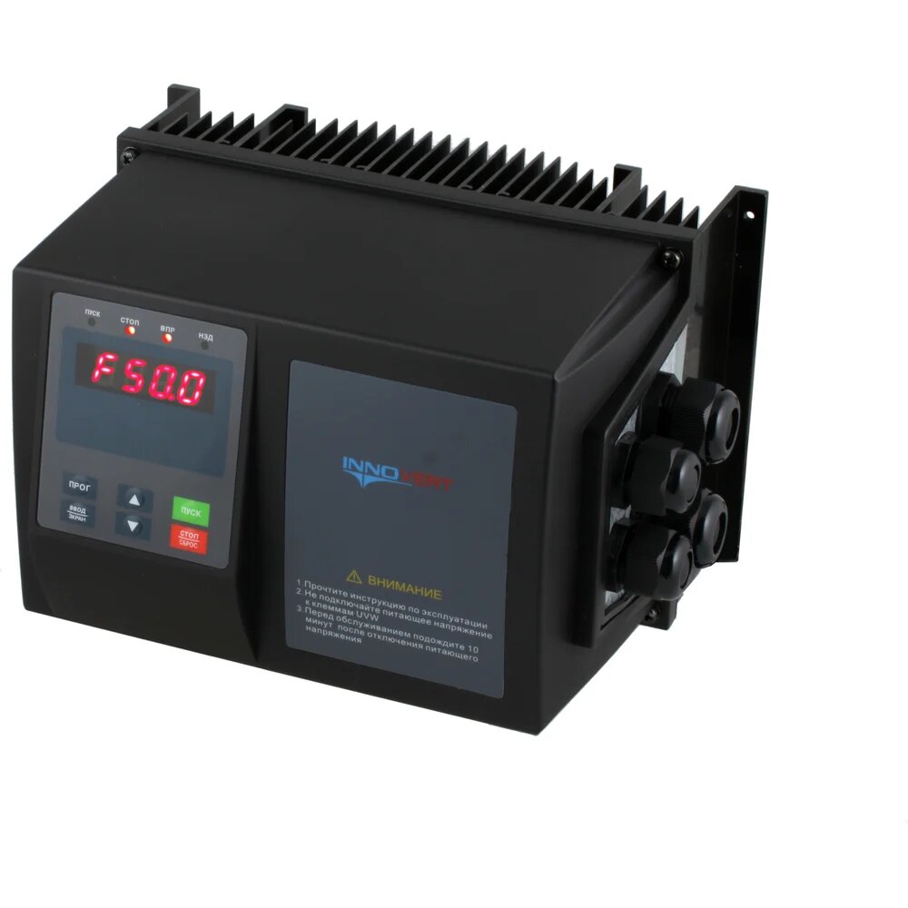 INNOVERT Преобразователь частоты IP54, выходной ток 12.5 А 5,5 кВтx380 В IPD552P43B