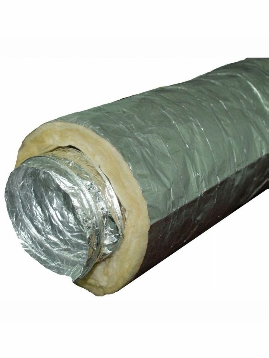Воздуховод DEC ISODEC 25, 203x10м теплоизолированный гофрированный гибкий (art. BV062,11)