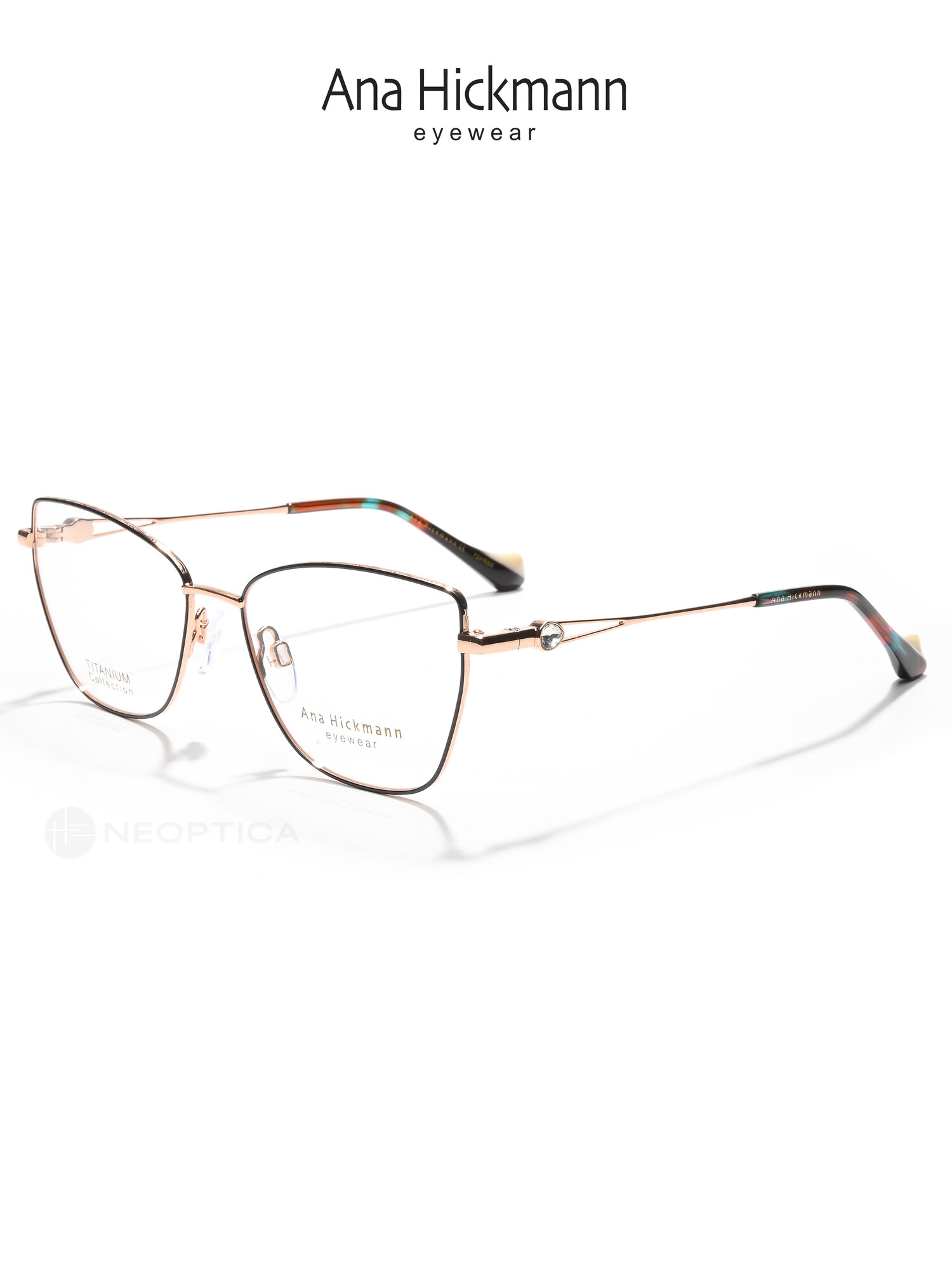 Женская оправа Ana Hickmann AH1609T 09B размер 54