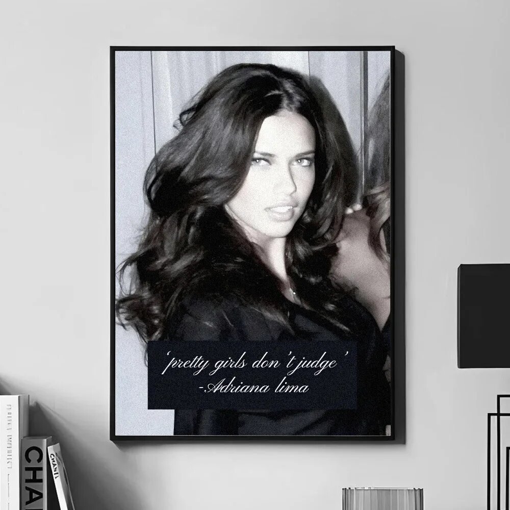 Настенная картина Victoria's Secret Адриана Лима HEI-3, 40x50cm No Frame