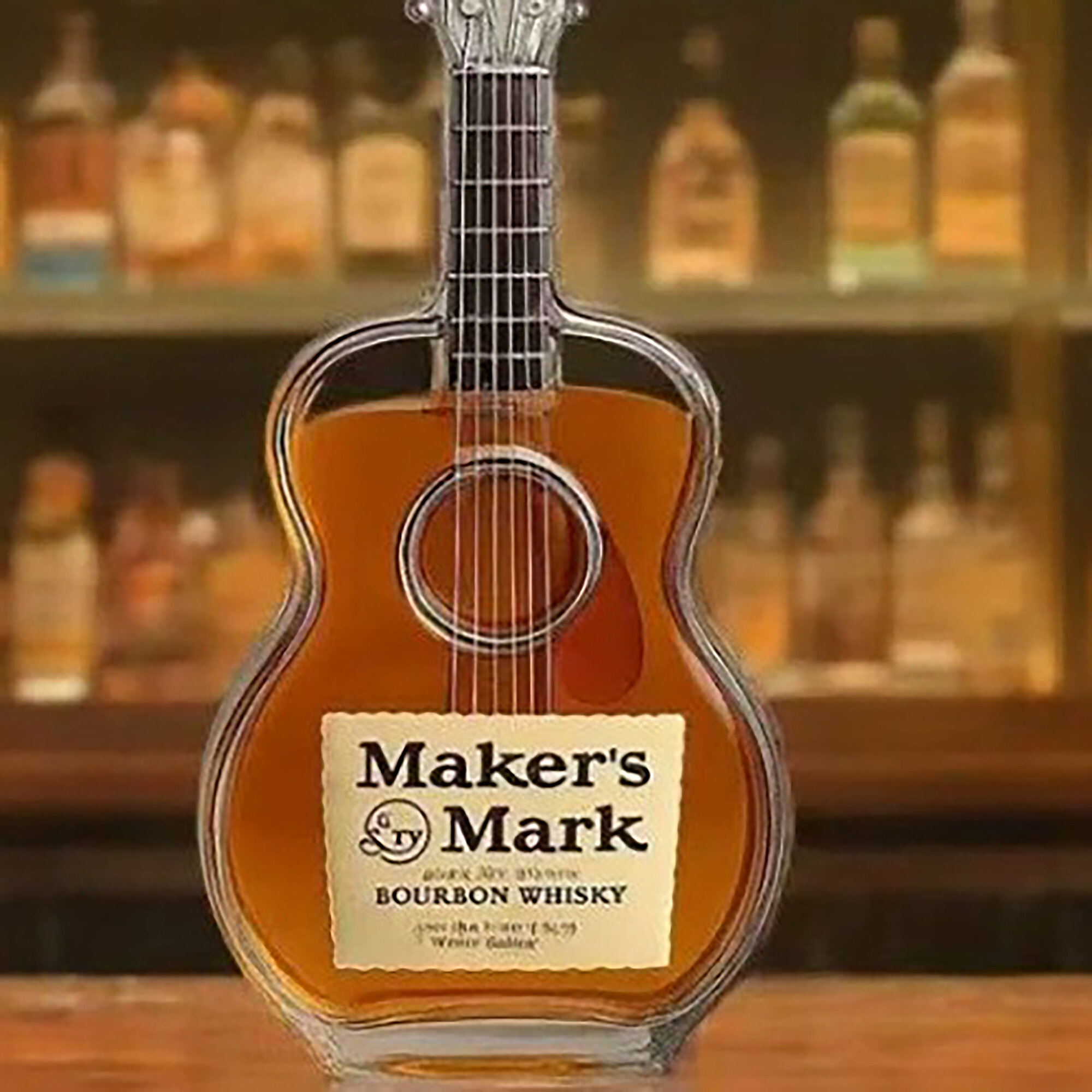 Maker's Mark Бутылка для скрипки, прозрачная бутылка вина, бутылка виски