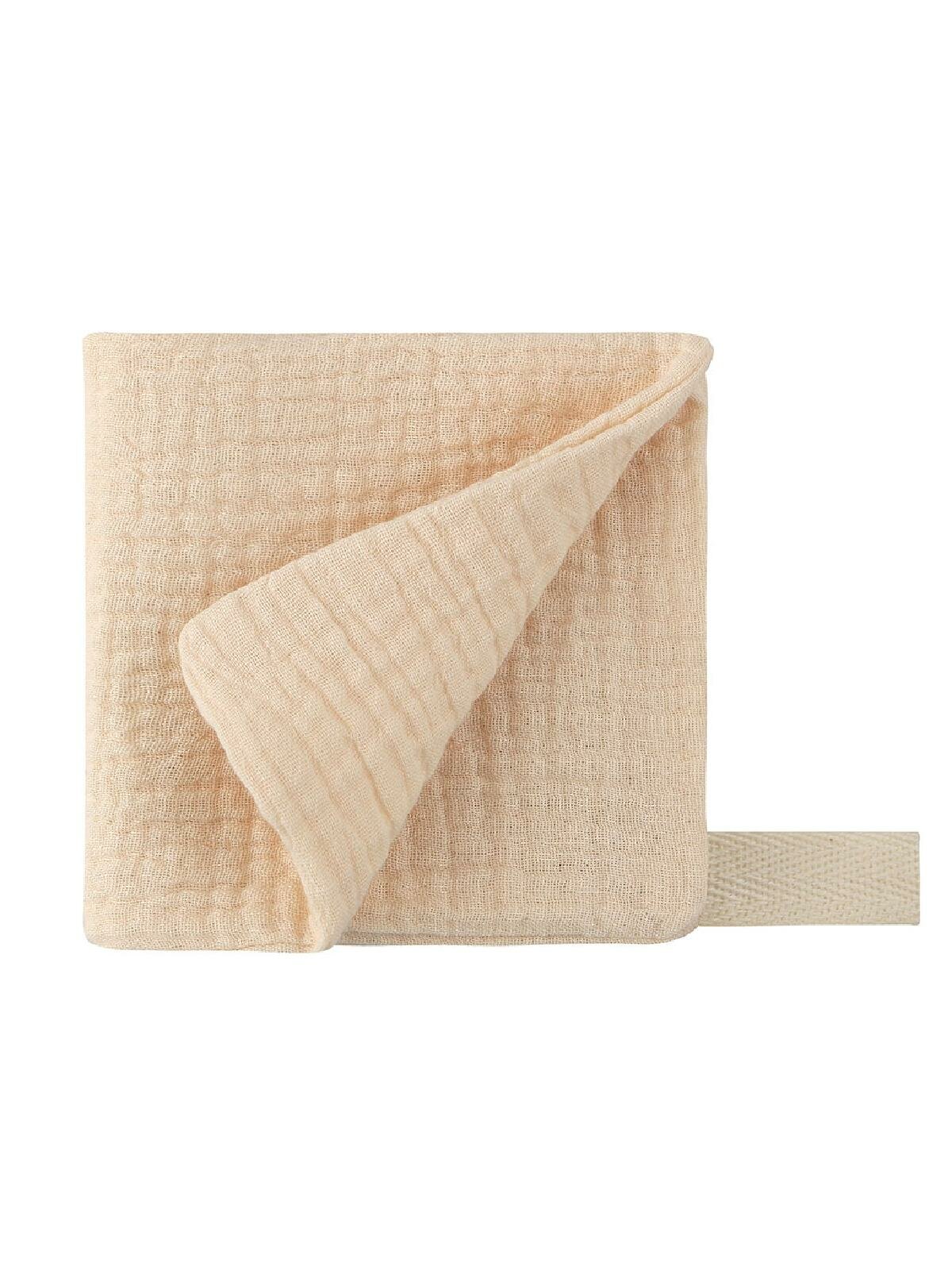 Baby Cotton Bibs Washable Child Towel Fashion Burp Bibs with Belt for Feeding