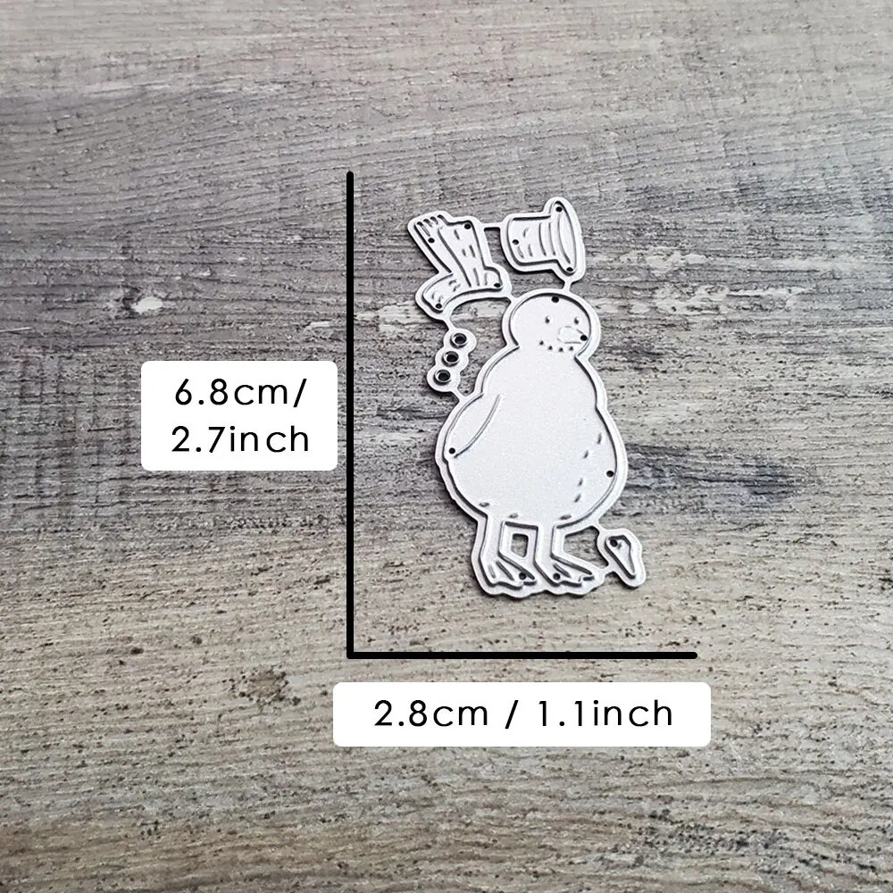 Металлические трафареты Catlove Рождественский гусь для скрапбукинга CL3474