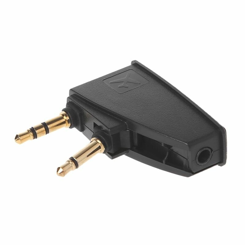 Стереонаушники для полета в самолете, адаптер 3,5 мм наушников QC45 QC35 QC3 QC25 QC20