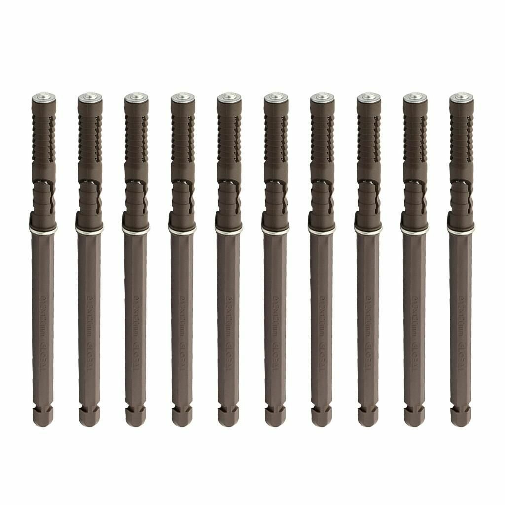 Кронштейны для полок (10 шт), - 12x120 мм