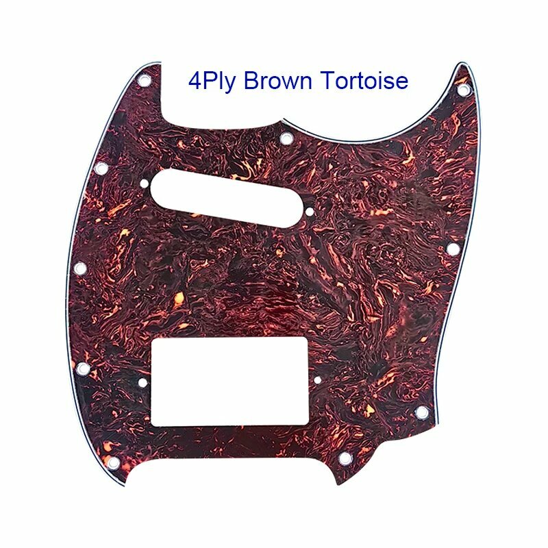 Fei Man Guitar Pickguard SH для гитары Mustang, Коричневый