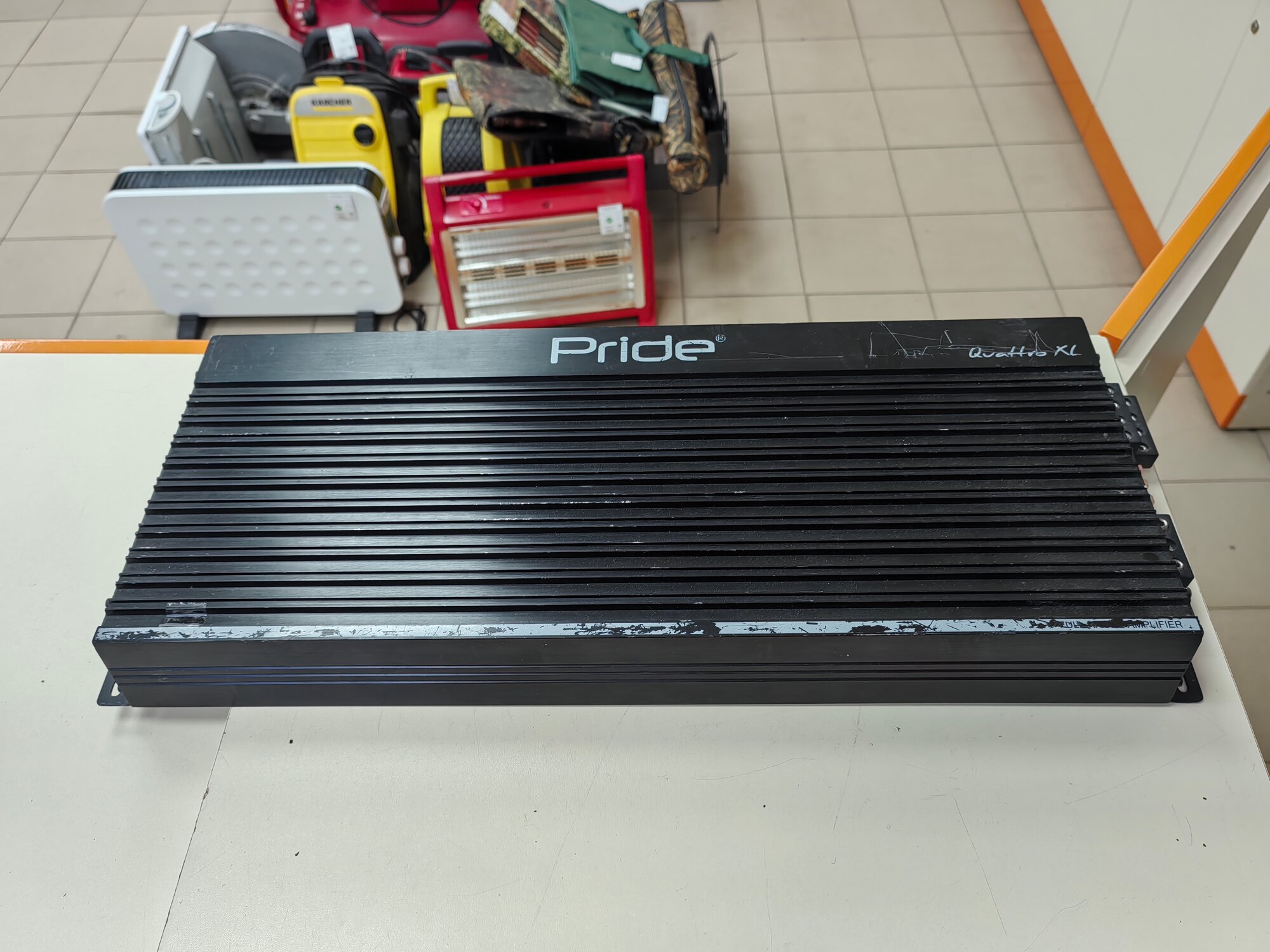 Усилитель Pride Quattro XL, автомобильный, класс A/B, 175/300Вт, 4 канала Б\У уценка