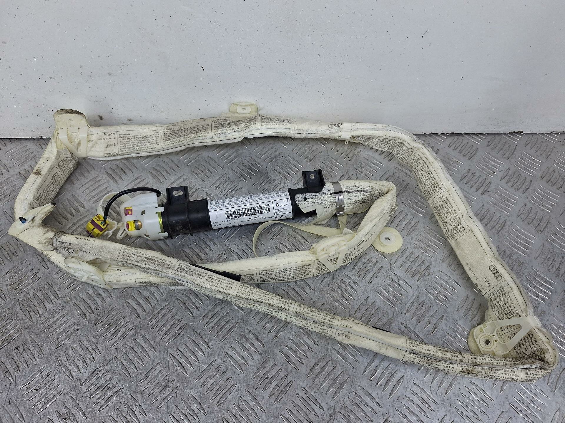 Подушка безопасности боковая (шторка) левая Audi A6 C5 рест. (2001 - 2005) 4B9880741