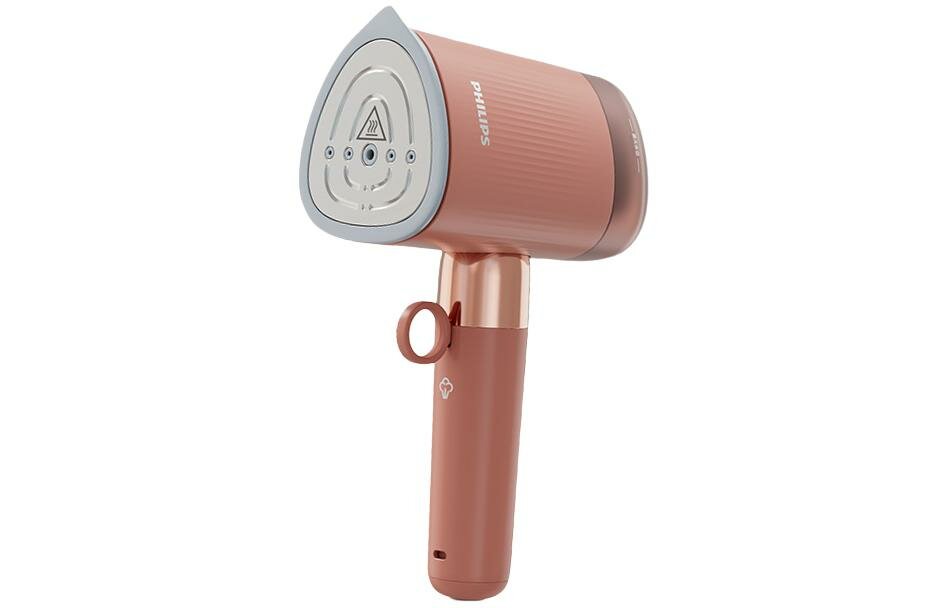 Отпариватель для одежды PHILIPS STH1050 компактный, розовый, портативный, идеален для путешествий, быстрое нагревание