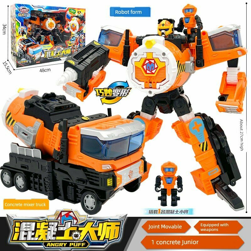 Игрушка-трансформер Kabao Car God's Rescue Alliance Interstellar Iron Man Battle God Kaha Boy King Kong Бетонный мастер