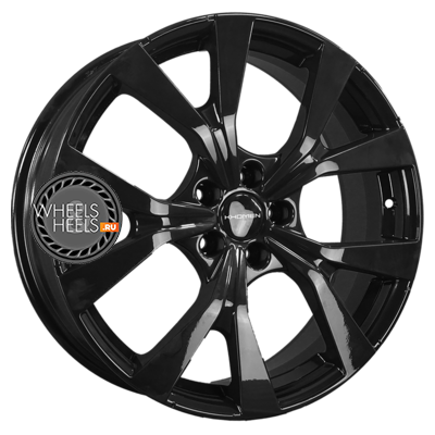Диск автомобильный литой Khomen Wheels KHW1906 (JAC JS6) 19x7 5x114.3 et35 dia67.1 Black