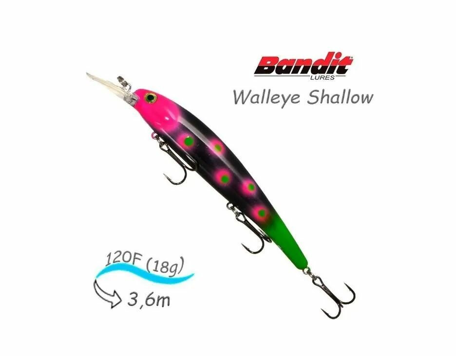 Воблер BANDIT SHALLOW WALLEYE OL111 — фото 1