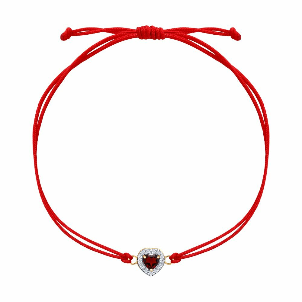 Браслет, красное золото, 585 проба