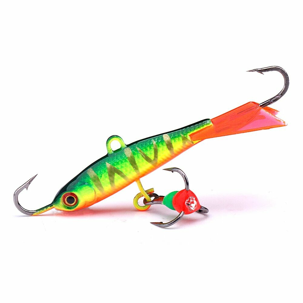 GOBASS 50 мм 9,5 г приманка для зимней рыбалки с скользящими крыльями, тонущая VIB, балансир для джиггинга для окуня, судака, щуки, зимние снасти