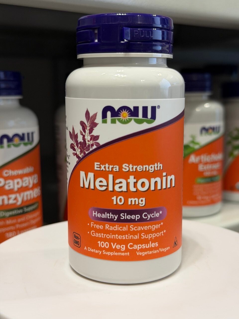 Now Melatonin 10 mg, 100 капсул