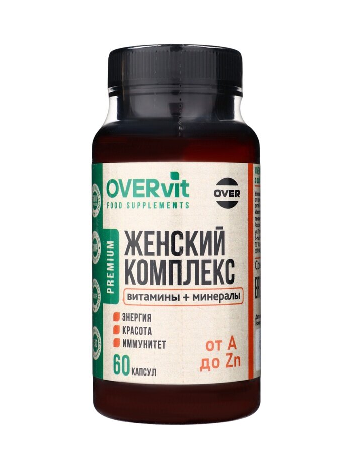 Женский комплекс "OVER WOMEN" OVERvit, 60 капсул 10966444