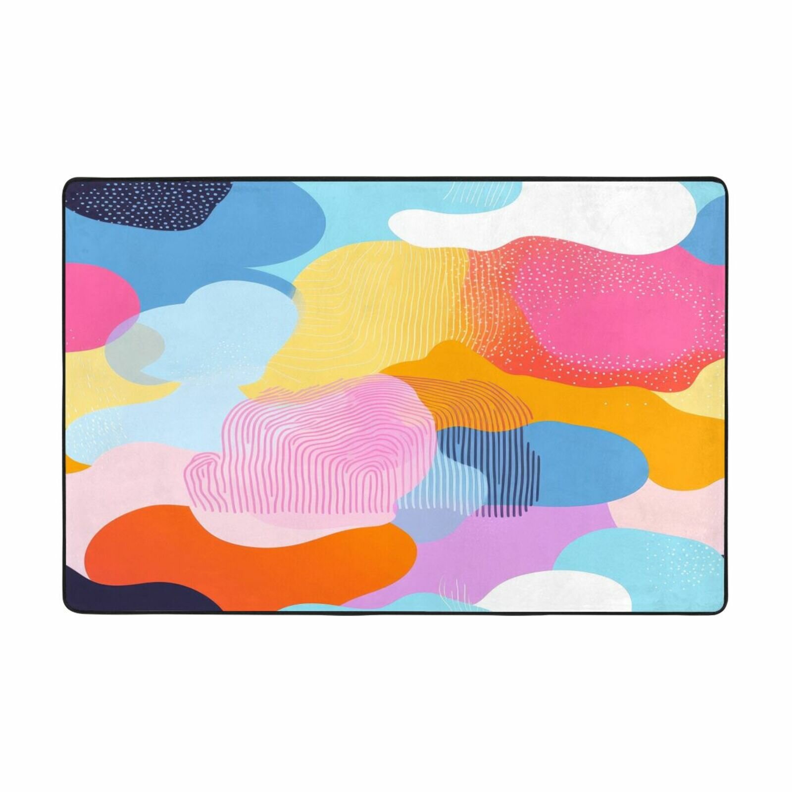 Ковер безворсовый，ковер в детскую，ковер в прихожую，ковер в гостиную，ковер прикроватный，ковер в детскую комнату 60x91cm