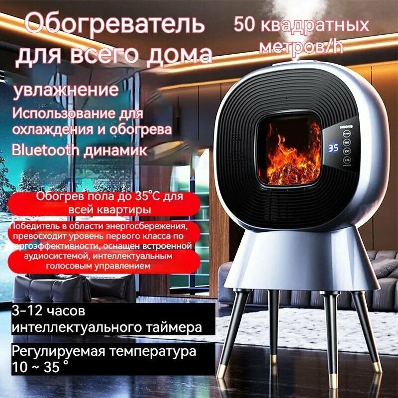 Графеновый обогреватель тепловентилятор 2025 энергосберегающий для дома большой площади