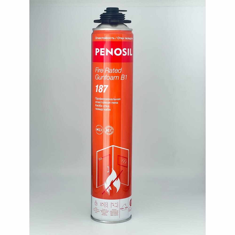 Профессиональная огнеупорная монтажная пена Penosil Premium Fire Rated Gunfoam B1
