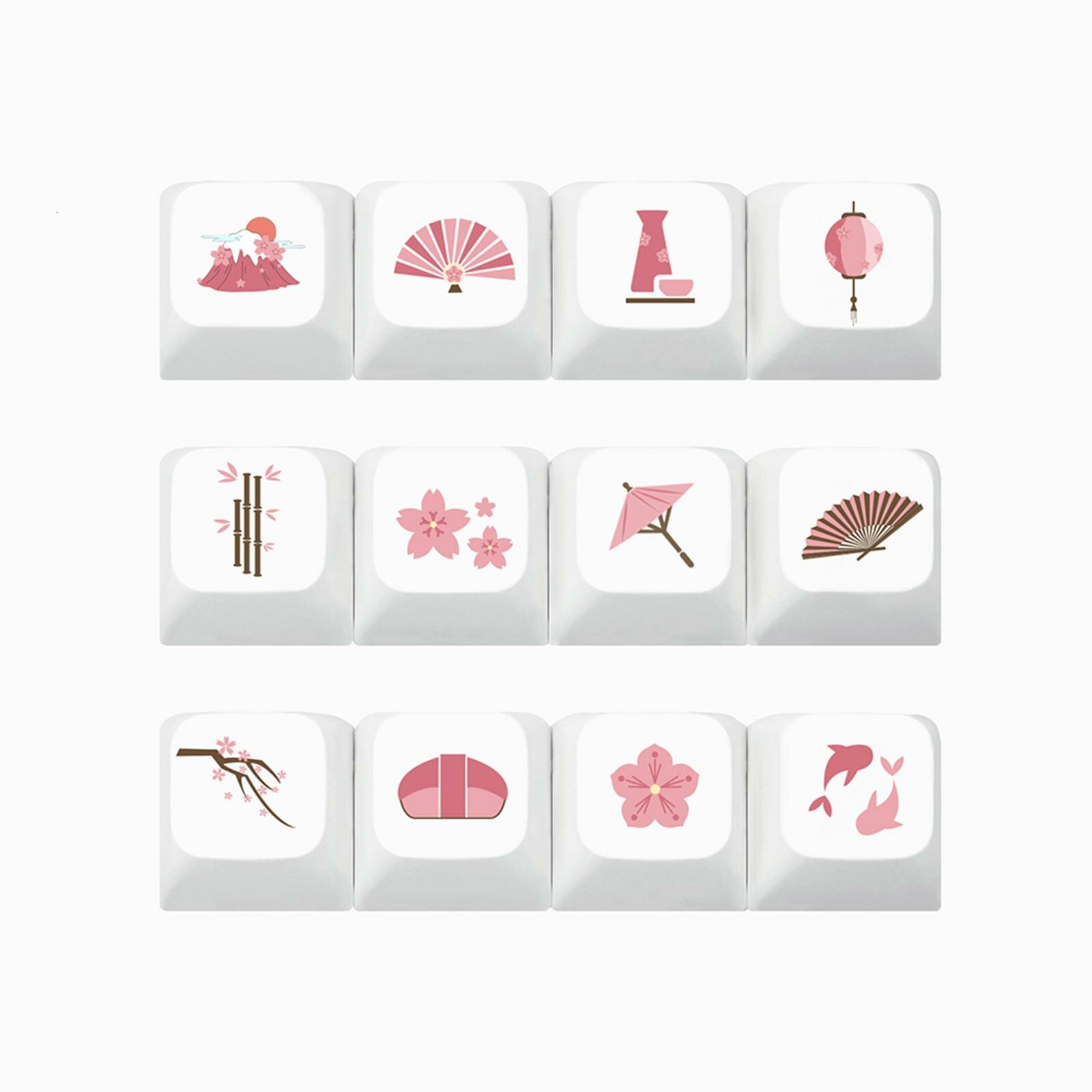 12PCS Токийская история PBT XDA кейкапы