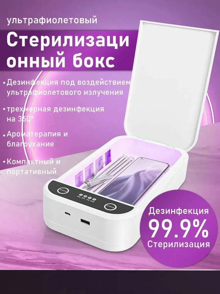 Ультрафиолетовый стерилизатор дезинфектор, ароматизатор, косметический стерилизатор