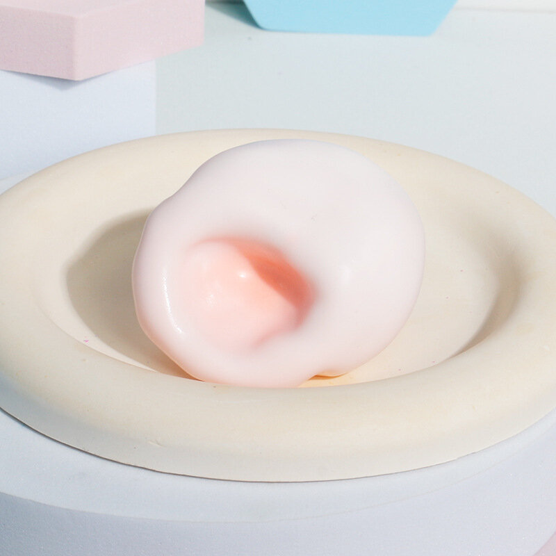 6cm клейкий рисовый клецок ручной шарик Dopamine Orange (улучшенная версия муки)