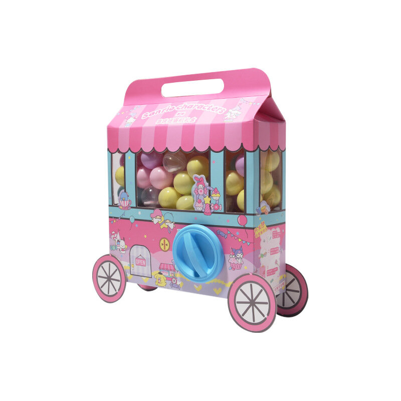 Настоящая машина гашапон Sanrio, бисерная слепая коробка, детская гашапон, лотерея, DIY слепая коробка, подарок