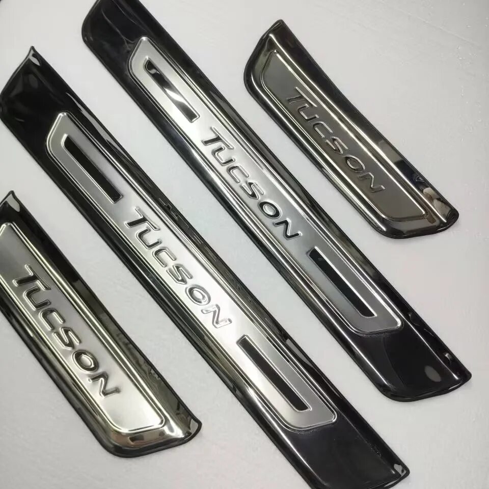 Для Hyundai Tucson 2015 2016 2017 ~ 2020 Высокое качество из нержавеющей стали, накладка на педаль, накладка на порог/накладка на порог, автомобильные аксессуары