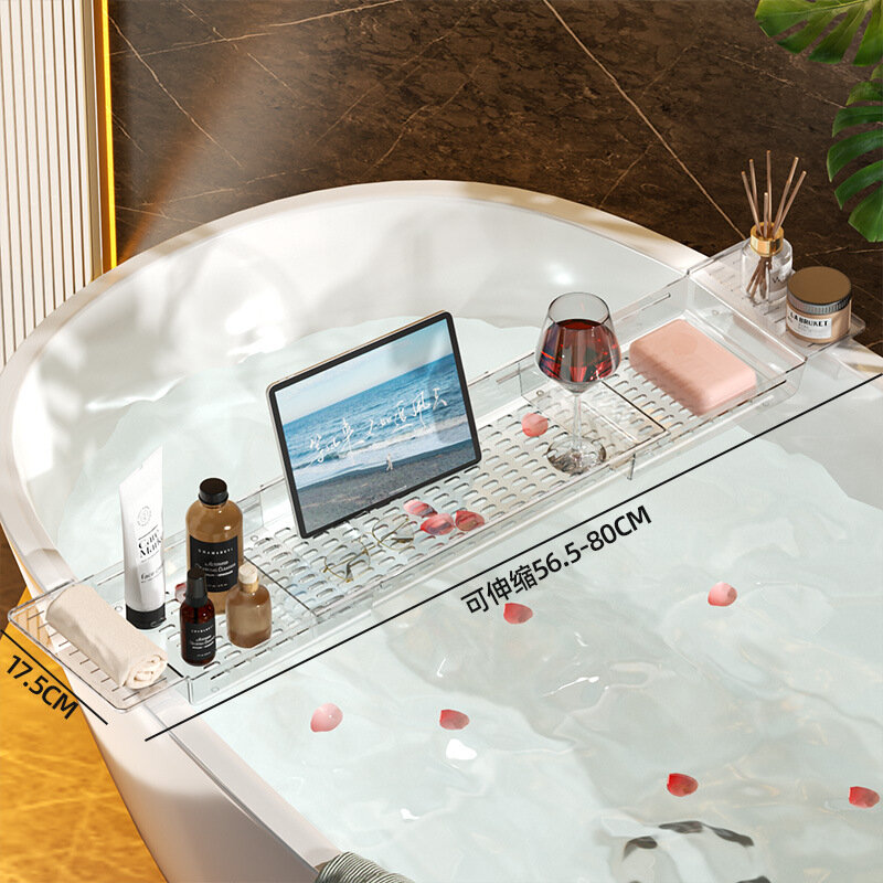 Стеллаж для хранения в ванной, расширяемый дренажный стеллаж, доска для хранения, подставка для ванны, поддон для ванны, стеллаж для ванной